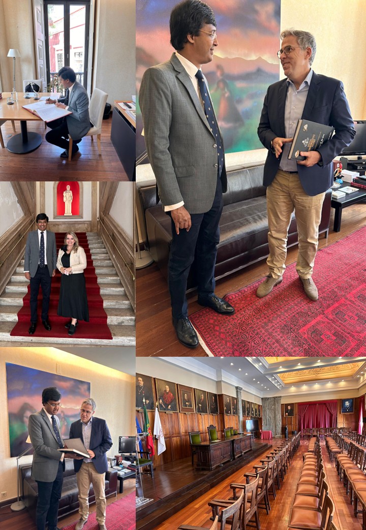 Meeting between Portuguese Bar Association President Mr. Joao Massano ...