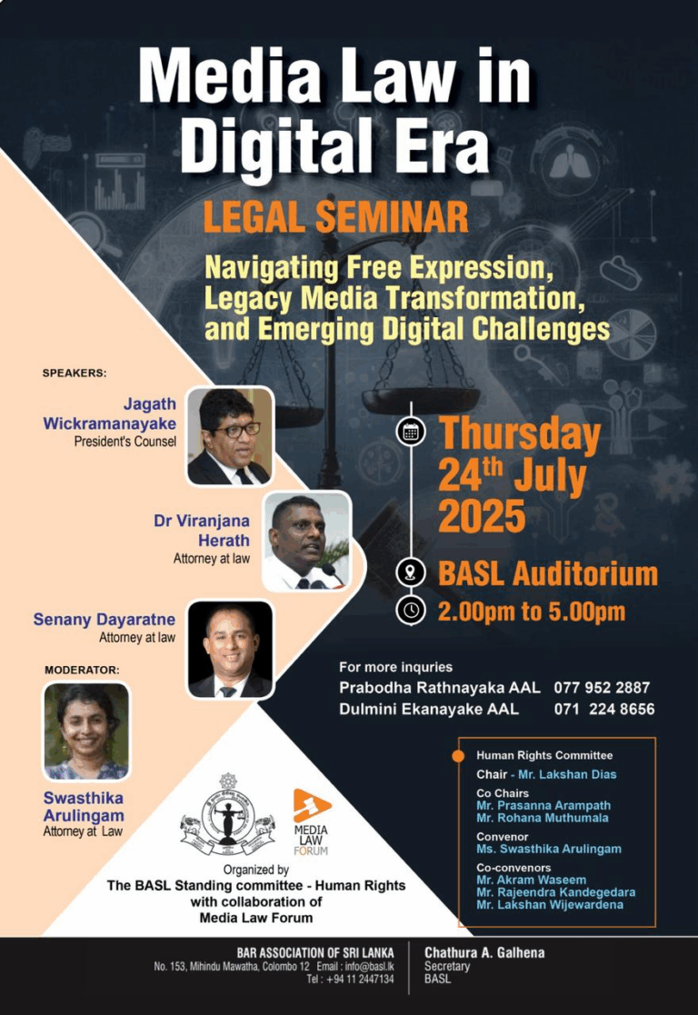 Basl Seminar – Media Law In The Digital Era - BASL