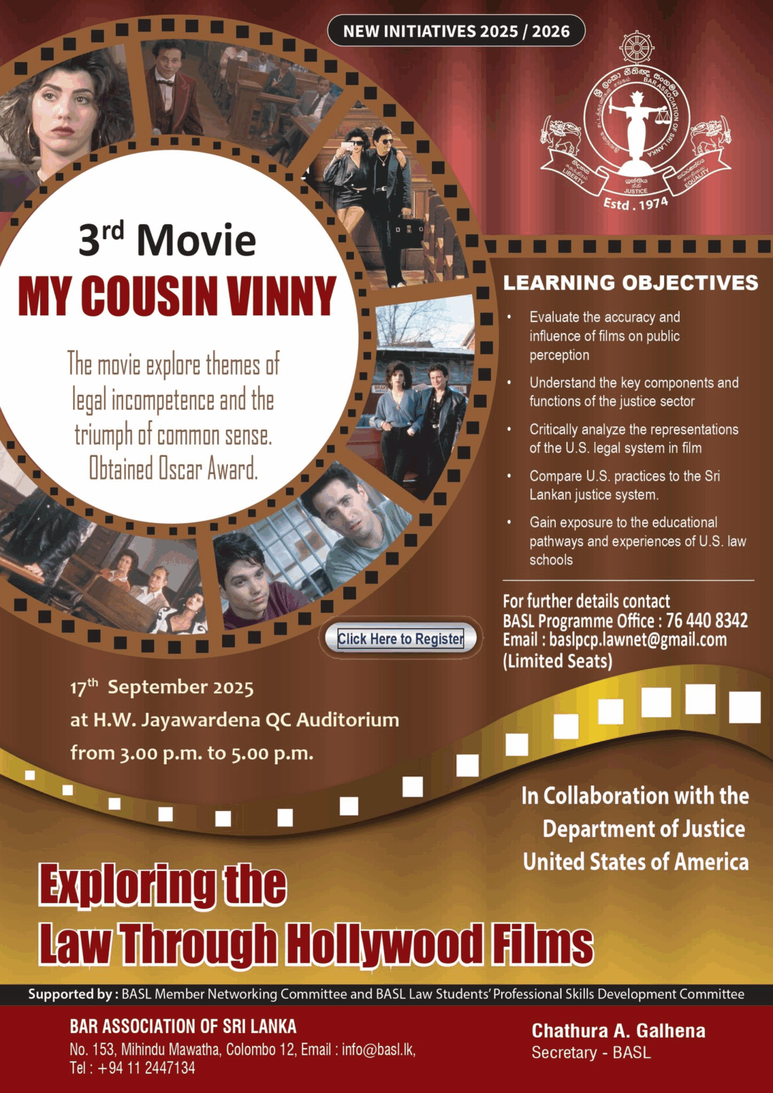 3rd Movie – My Cousin Vinny - BASL