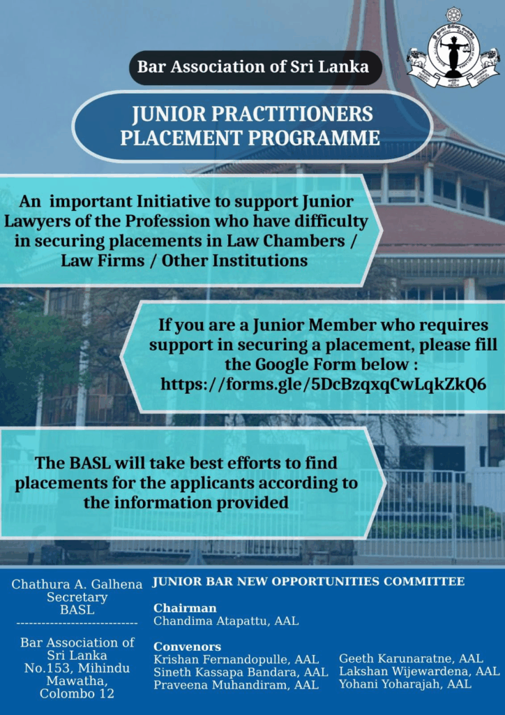BASL Junior Practitioners Placement Programme - BASL